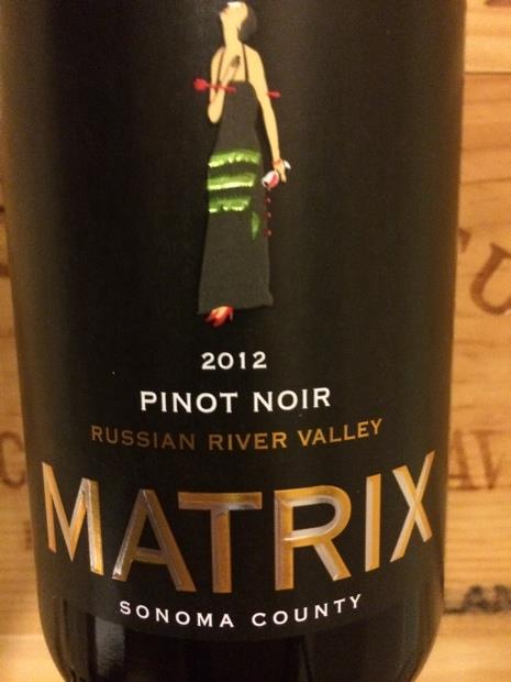 2012 Matrix Pinot Noir, USA, California, Sonoma County, Russian River ...