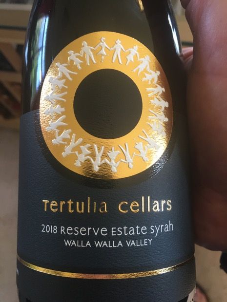 2016 Tertulia Cellars Syrah, USA, Washington, Columbia Valley ...