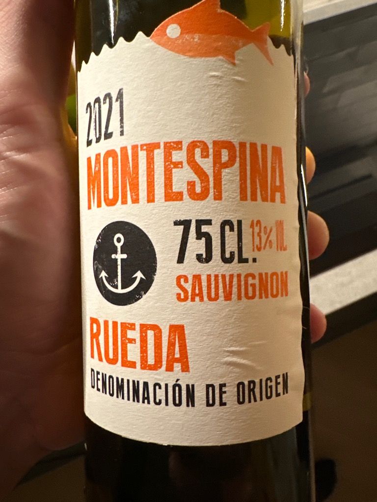 2021 Bodegas Avelino Vegas Sauvignon Montespina, Spain, Castilla y León ...