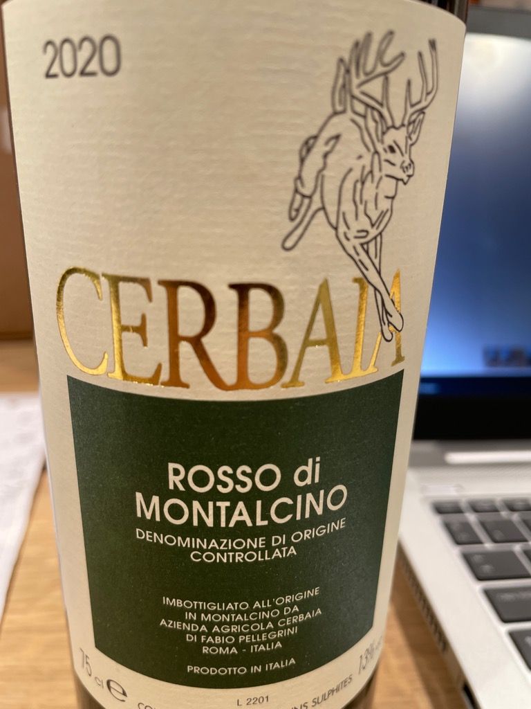 2021 Cerbaia Rosso di Montalcino, Italy, Tuscany, Montalcino, Rosso di ...