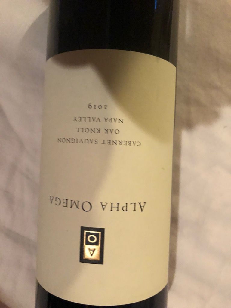 2019 Alpha Omega Cabernet Sauvignon Beckstoffer Missouri Hopper ...
