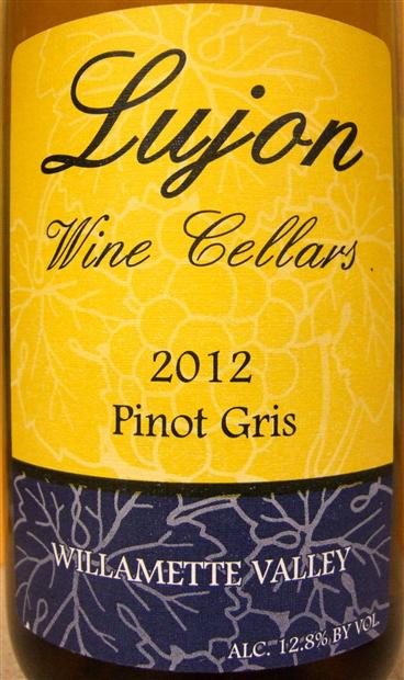 2009 Lujon Pinot Gris, USA, Oregon, Willamette Valley - CellarTracker