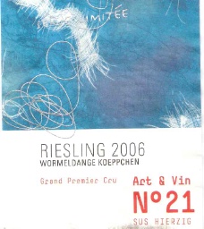 1997 Caves St. Remy-Desom Riesling Grand Premier Cru Wormeldange ...