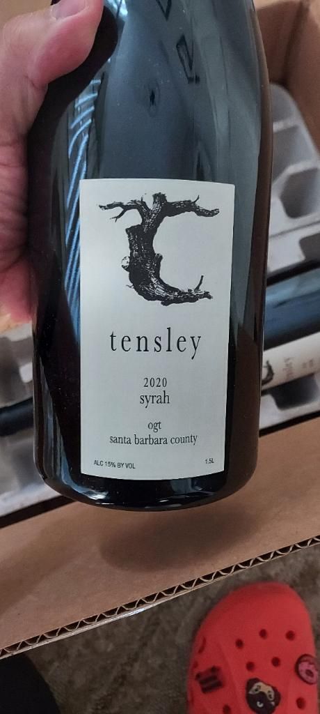 2020 Tensley Syrah OGT, USA, California, Central Coast, Santa Barbara ...