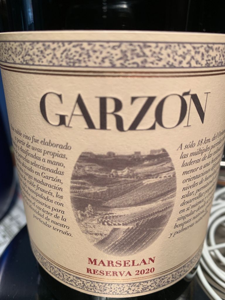 2020 Bodega Garzón Marselan Reserva, Uruguay - CellarTracker