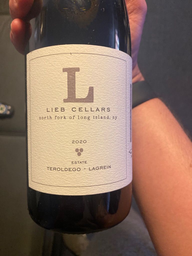 2020 Lieb Cellars Estate Teroldego Lagrein, USA, New York, Long Island ...