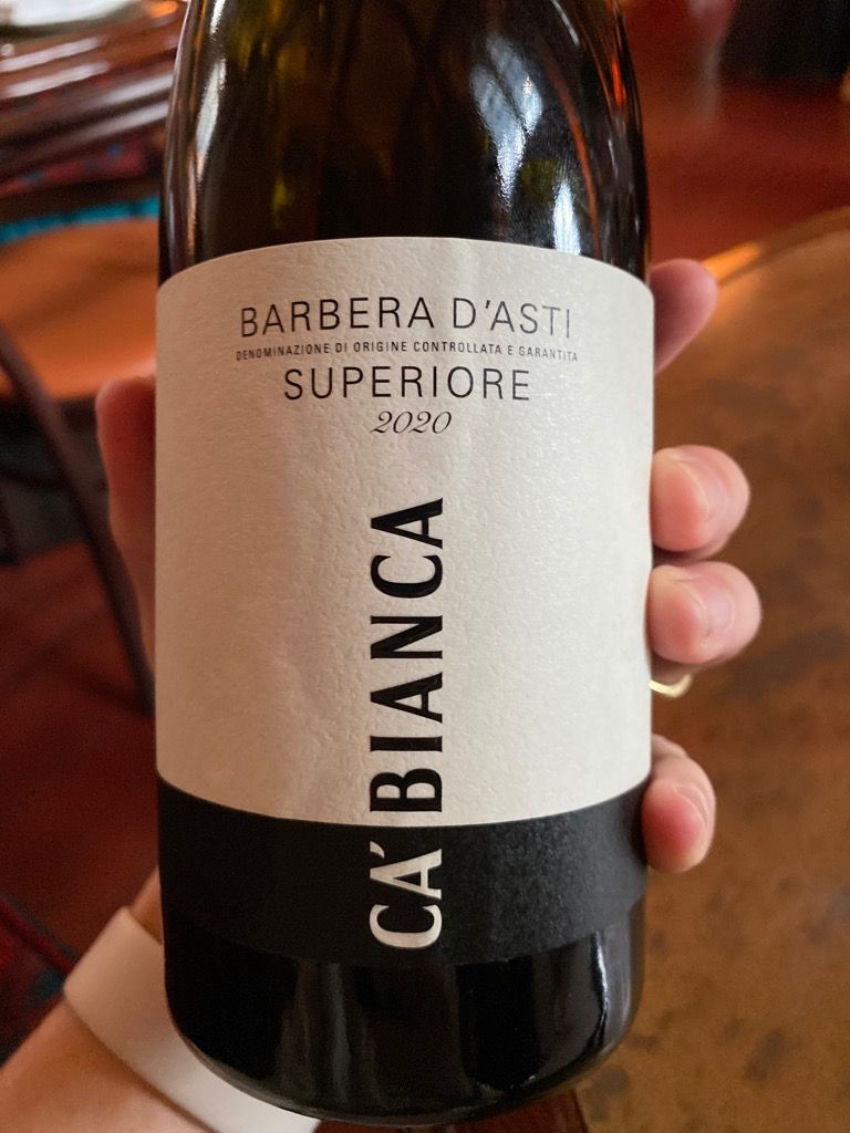 2020 Ca' Bianca Barbera d'Asti Superiore, Italy, Piedmont, Asti ...