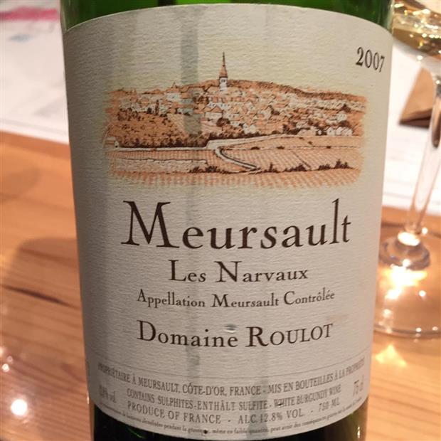 2005 Domaine Roulot Meursault Les Narvaux, France, Burgundy, Côte de ...