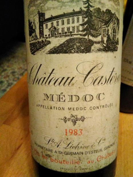 1983 Château Castera, France, Bordeaux, Médoc - CellarTracker