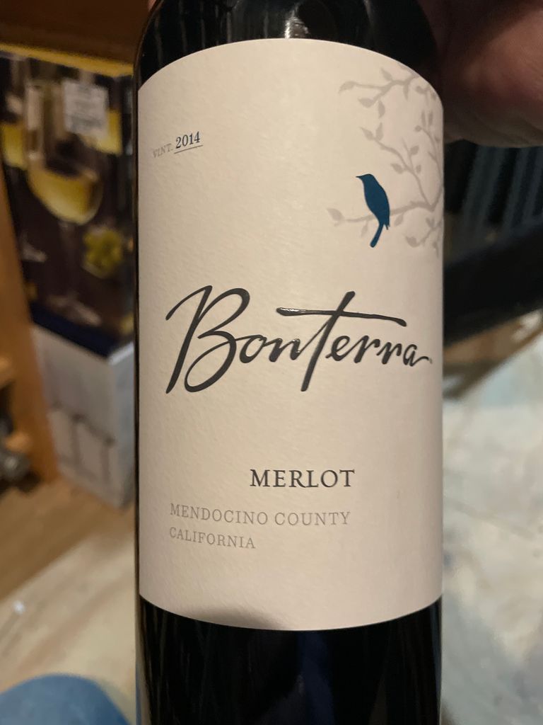 2014 Bonterra Vineyards Merlot, USA, California - CellarTracker