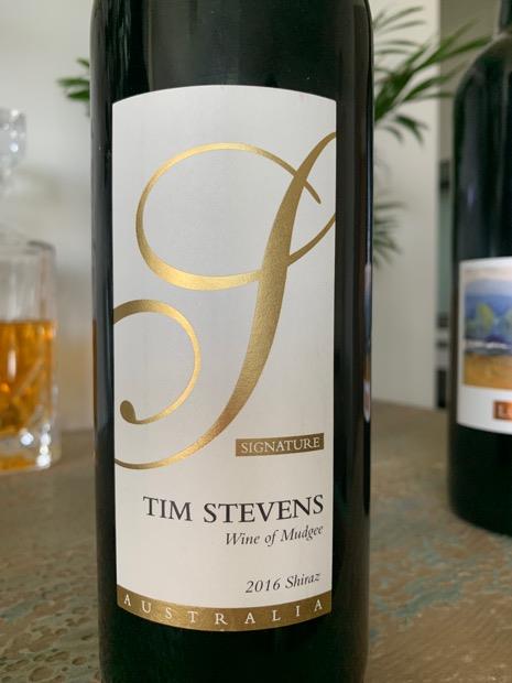 2016 Huntington Estate Shiraz Tim Stevens Signature Shiraz, Australia ...