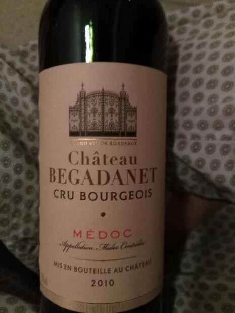 2010 Château Bégadanet, France, Bordeaux, Médoc - CellarTracker