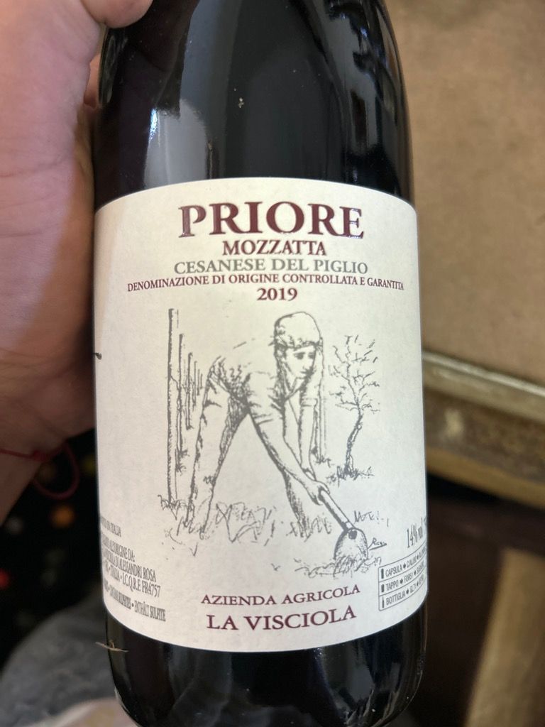 2019 La Visciola Cesanese del Piglio Priore Mozzatta, Italy, Latium ...