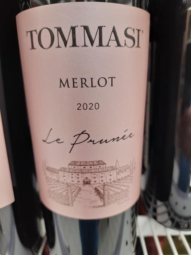 2020 Tommasi Merlot Vigneto Le Prunée, Italy, Delle Venezie - CellarTracker