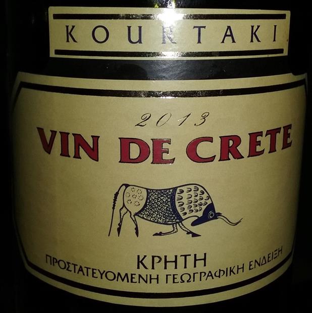 2013 Greek Wine Cellars (D. Kourtakis) Vin de Crete Red, Greece, Crete ...