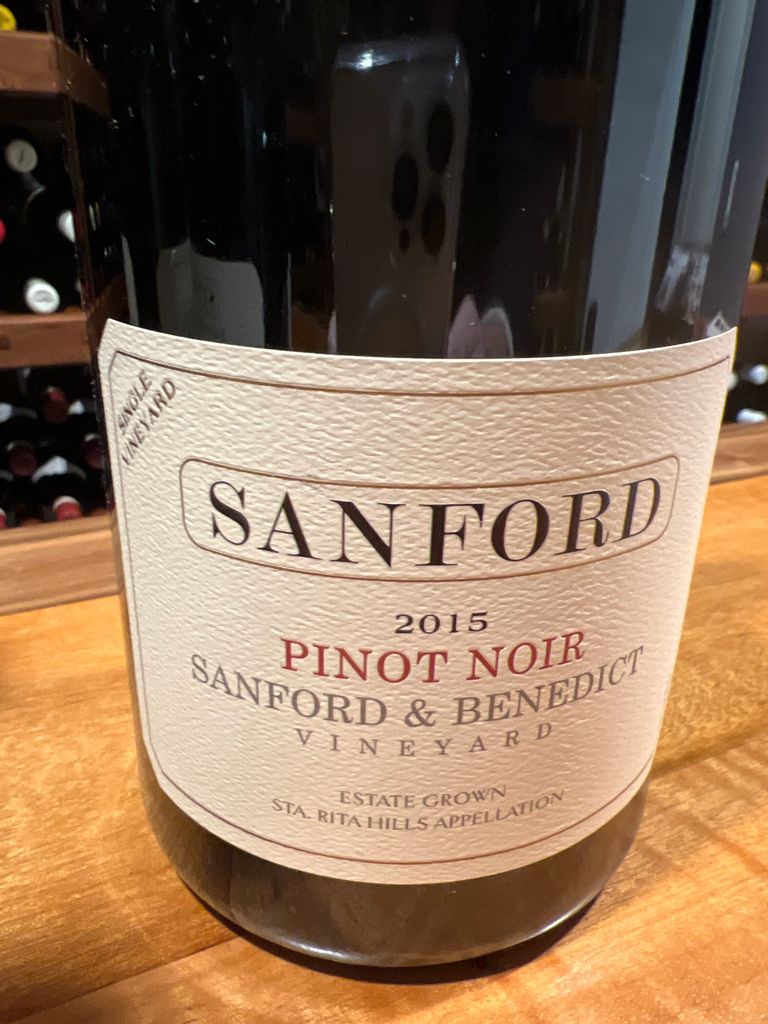 2015 Sanford Pinot Noir Sanford & Benedict Vineyard, USA, California ...