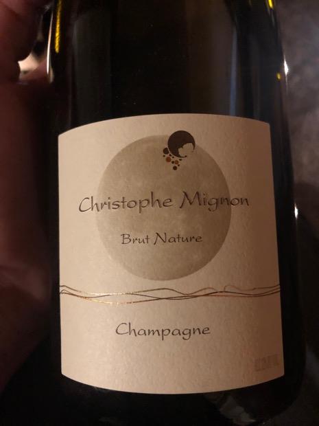 2012 Christophe Mignon Champagne Blanc de Noirs Pur Meunier Brut Nature ...