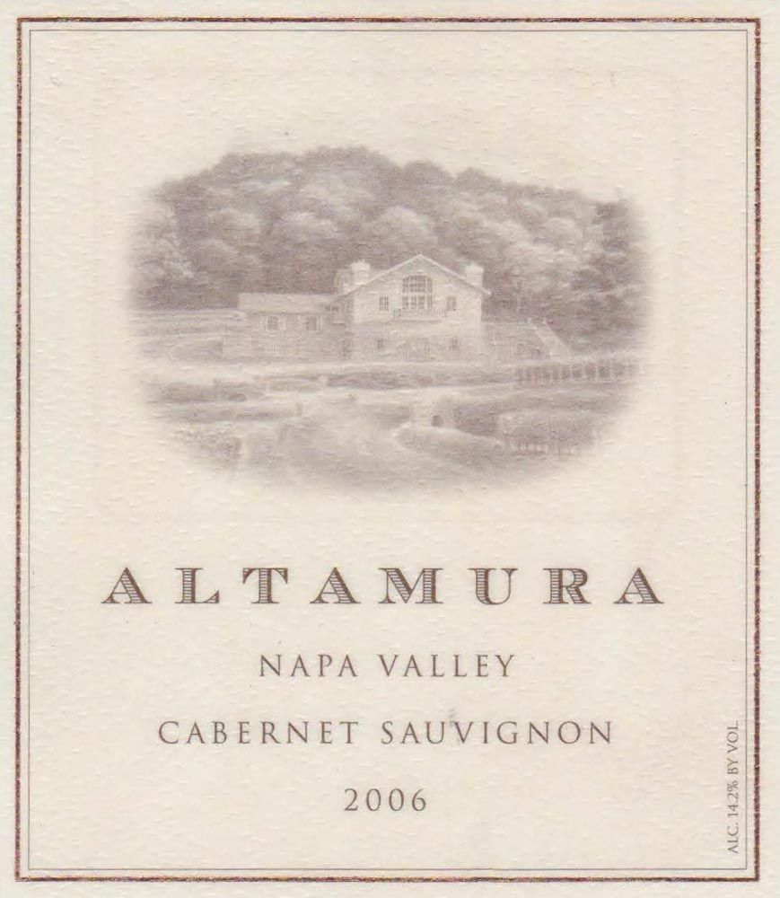 2006 Altamura Cabernet Sauvignon, USA, California, Napa Valley ...