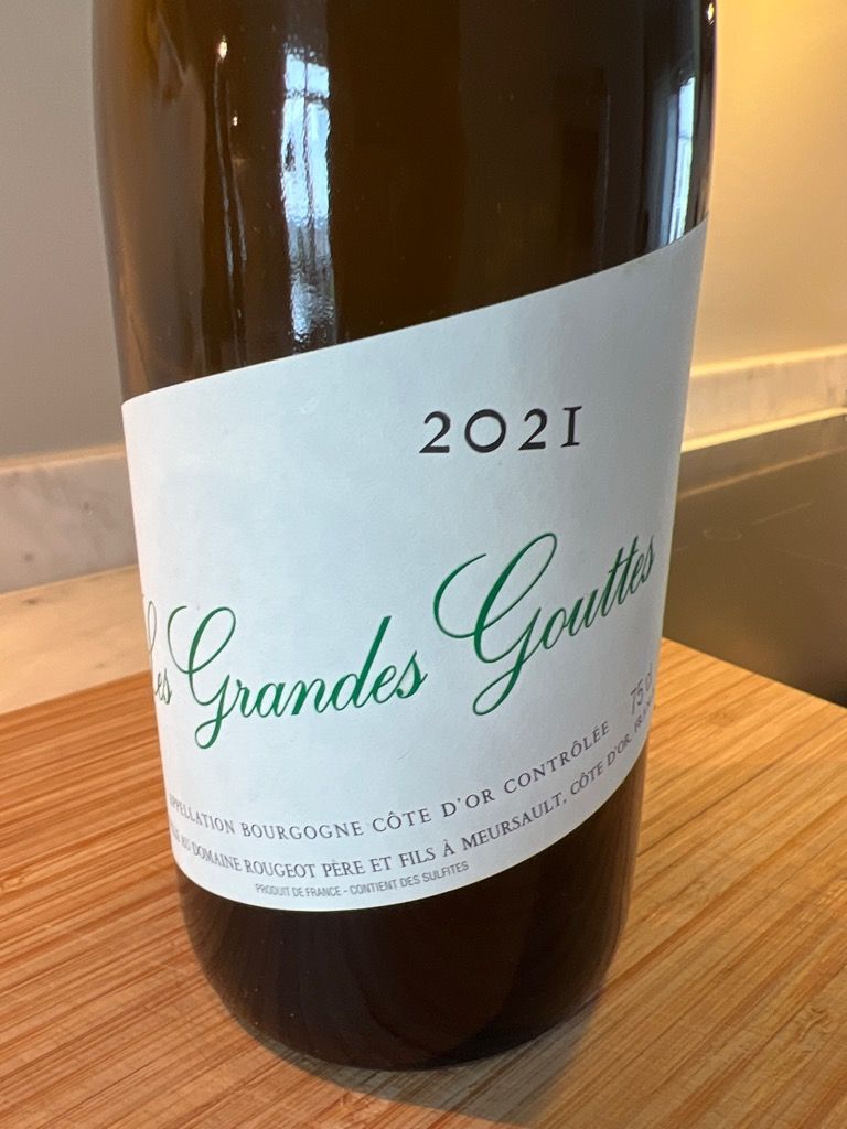 2021 Domaine Rougeot Bourgogne Côte d'Or Les Grandes Gouttes, France ...