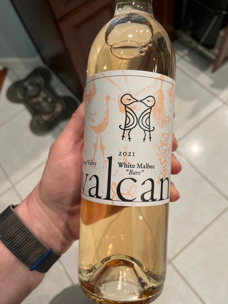 2021 Valcan White Malbec “Bare”, USA, Oregon, Southern Oregon, Rogue ...