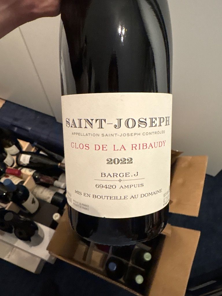 2023 Domaine Barge St. Joseph Clos de la Ribaudy, France, Rhône ...