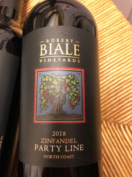 2018 Robert Biale Zinfandel Party Line, USA, California, Napa Valley ...