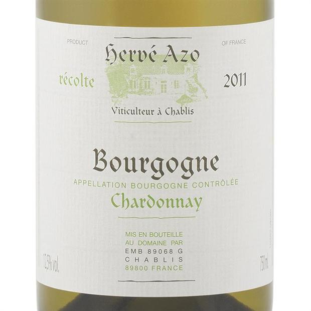 2011 Domaine Hervé Azo Bourgogne Blanc, France, Burgundy, Bourgogne ...