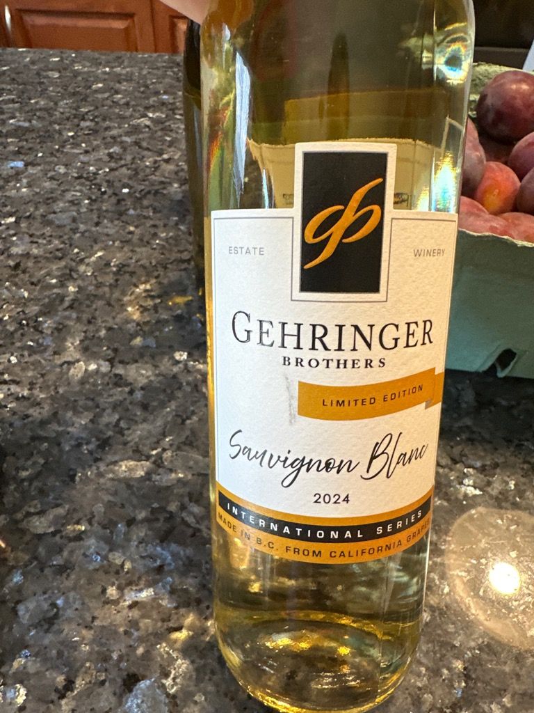2024 Gehringer Brothers Estate Winery Sauvignon Blanc Dry Rock ...