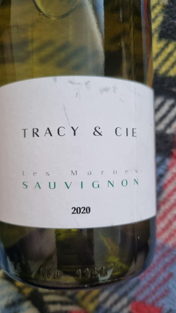 2020 Tracy & Cie Sauvignon Blanc Les Marnes, France, Loire Valley, Val ...