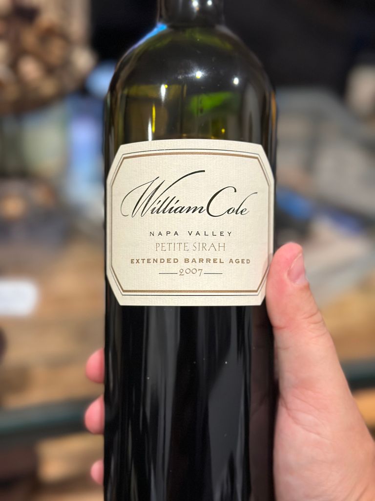 2007 William Cole Vineyards Petite Sirah, USA, California, Napa Valley ...