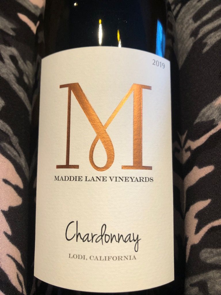 2020 Maddie Lane Vineyards Chardonnay, USA, California, Central Valley ...