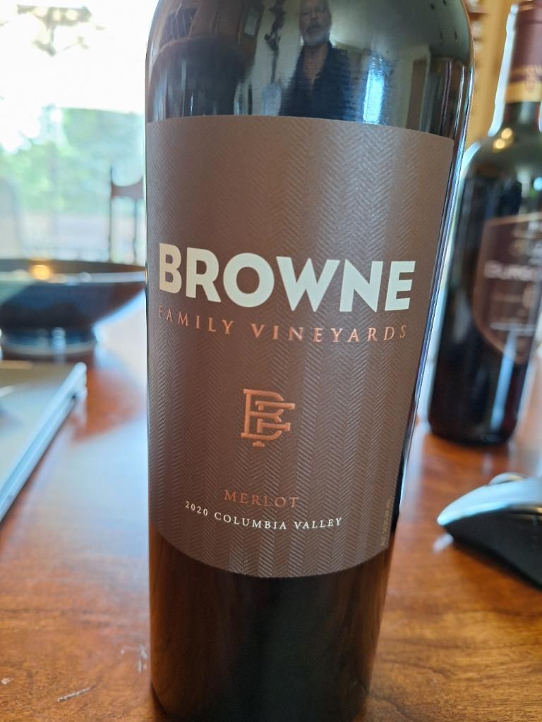 2021 Browne Family Vineyards Merlot, USA, Washington, Columbia Valley ...