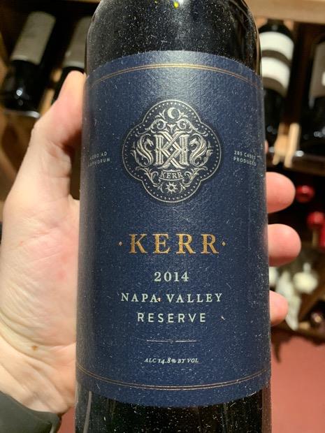 2014 Kerr Cellars Reserve, USA, California, Napa Valley - CellarTracker