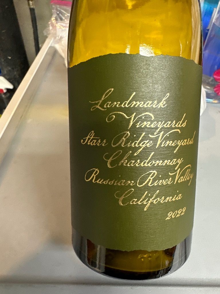 2022 Landmark Chardonnay Lorenzo Vineyard, USA, California, Sonoma ...
