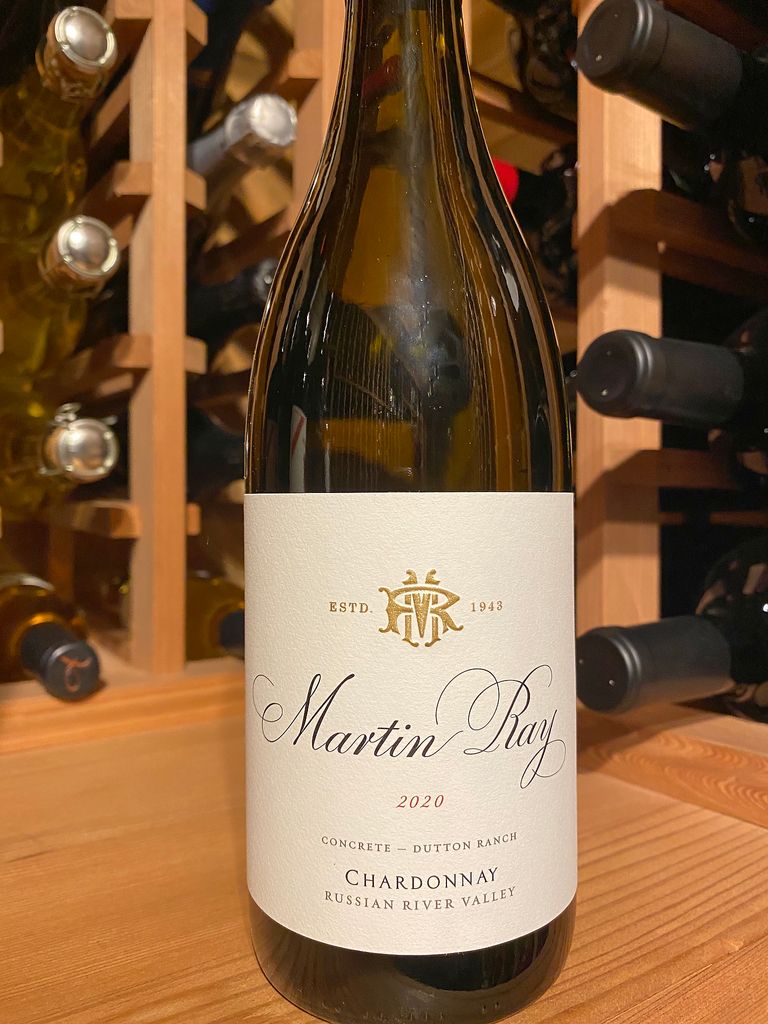2019 Martin Ray Chardonnay Concrete Dutton Ranch, USA, California ...