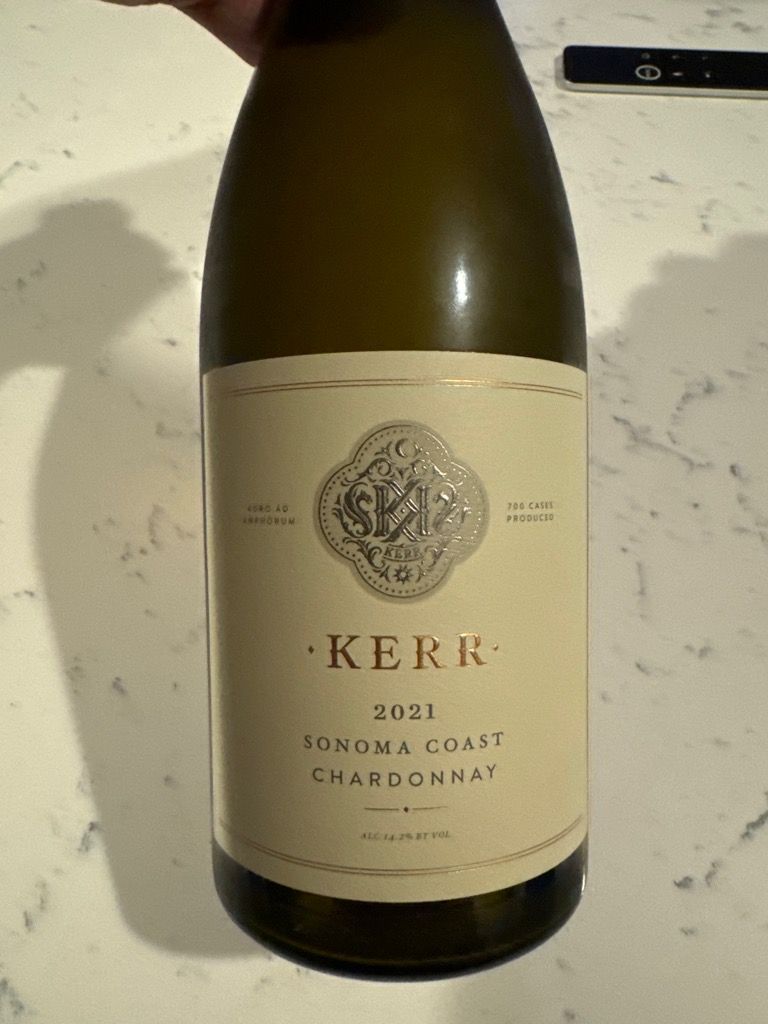 2021 Kerr Cellars Chardonnay, USA, California, Sonoma County, Sonoma ...