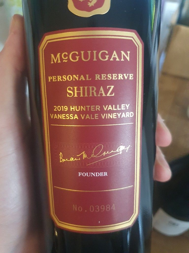2017 McGuigan Shiraz Personal Reserve, Australia, New South Wales ...
