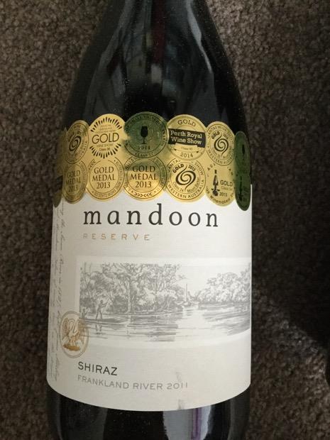 2012 Mandoon Estate Shiraz Reserve, Australia, Western Australia, South ...