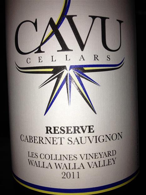 2010 Cavu Cellars Cabernet Sauvignon Reserve Les Collines Vineyard, USA, Washington, Columbia ...