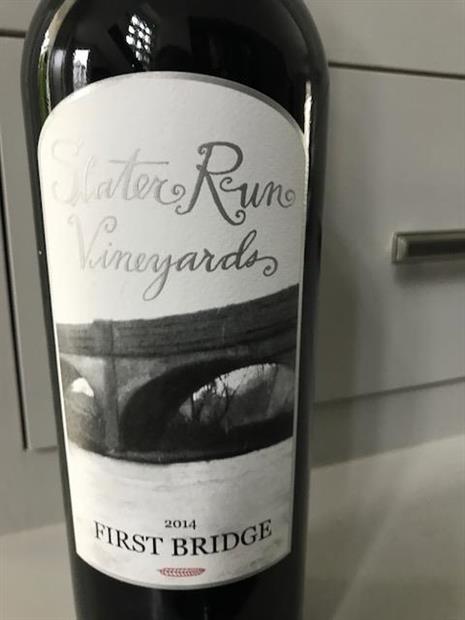 2014 Slater Run Vineyards First Bridge, USA, Virginia, Northern ...