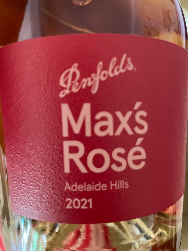 2021 Penfolds Max's Rosé, Australia, South Australia, Mount Lofty ...