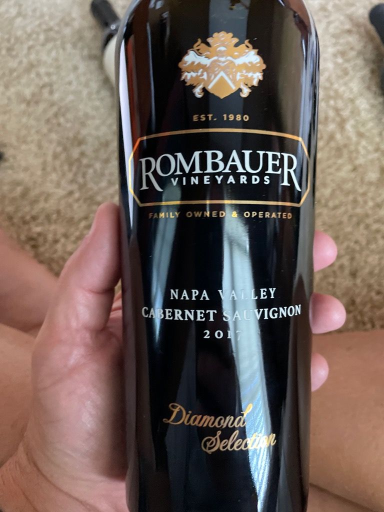 2017 Rombauer Vineyards Cabernet Sauvignon Diamond Selection, USA ...