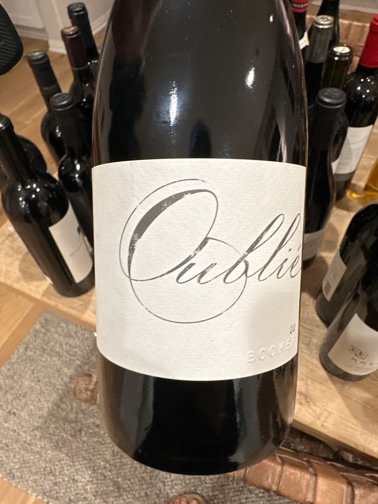 2021 Booker Vineyard Oublie, USA, California, Central Coast, Paso ...