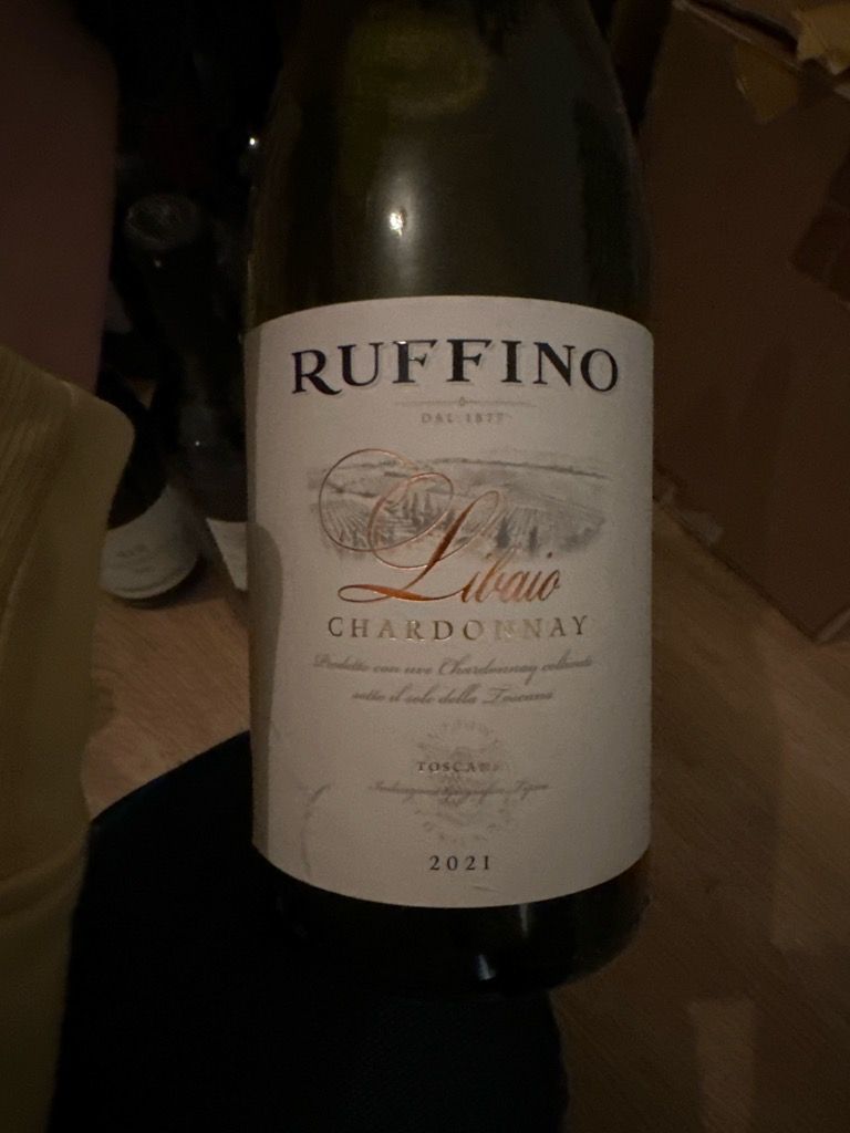 2023 Ruffino Chardonnay Libaio Toscana IGT, Italy, Tuscany, Toscana IGT ...