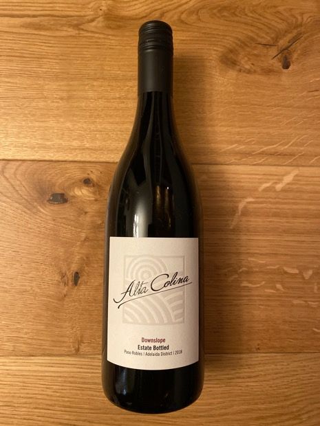 2018 Alta Colina Downslope Red, USA, California, Central Coast, Paso ...