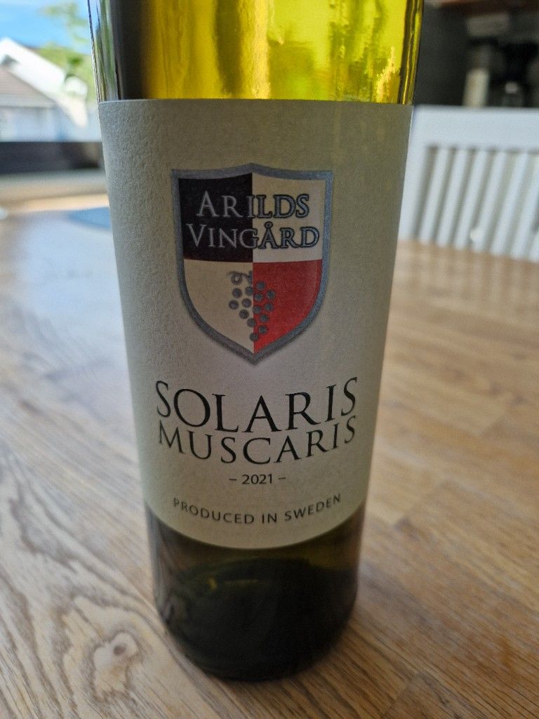 2021 Arilds vingård Solaris Muscaris, Sweden, Skåne - CellarTracker