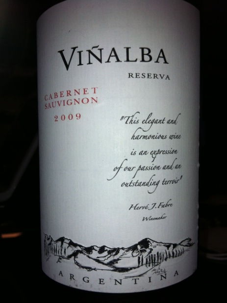 2009 Viñalba Reserva Cabernet Sauvignon/Malbec/Merlot, Argentina ...