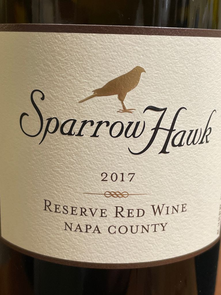 2017 Sparrow Hawk Reserve Red Wine, USA, California, Napa Valley ...