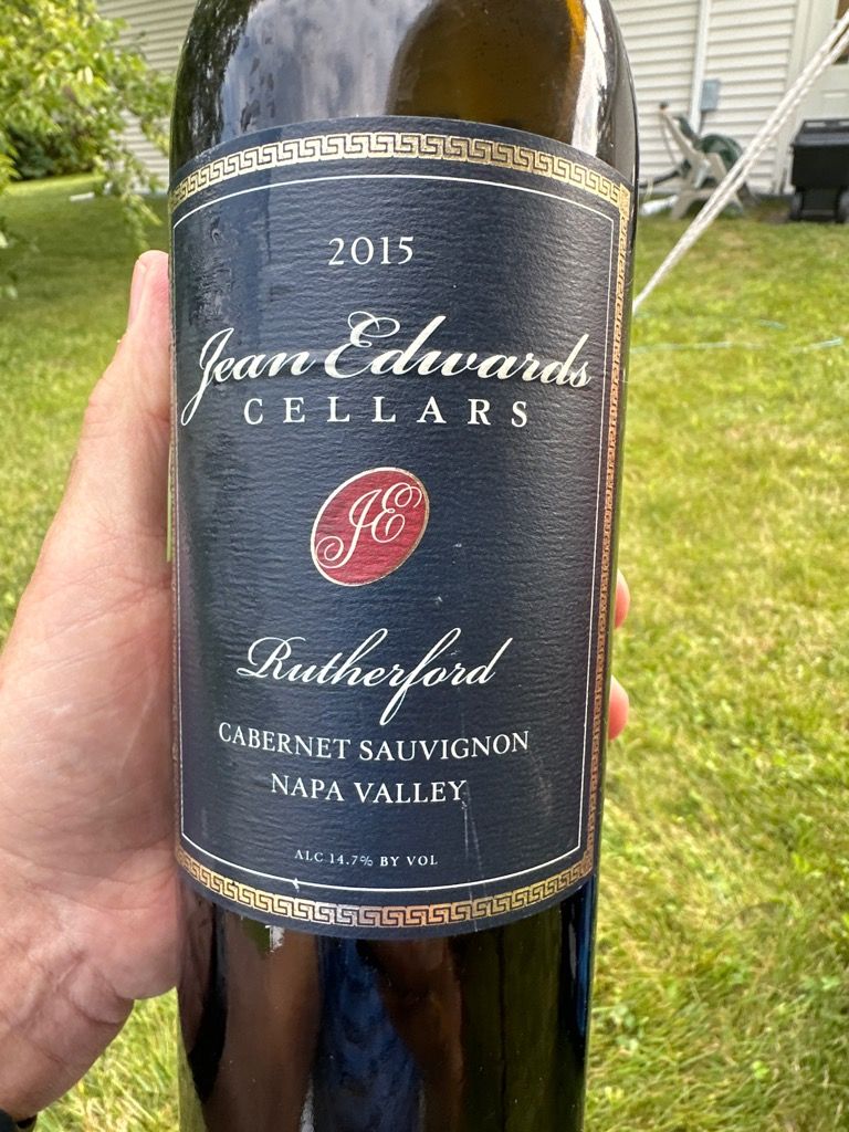 2015 Jean Edwards Cellars Cabernet Sauvignon Rutherford, USA ...