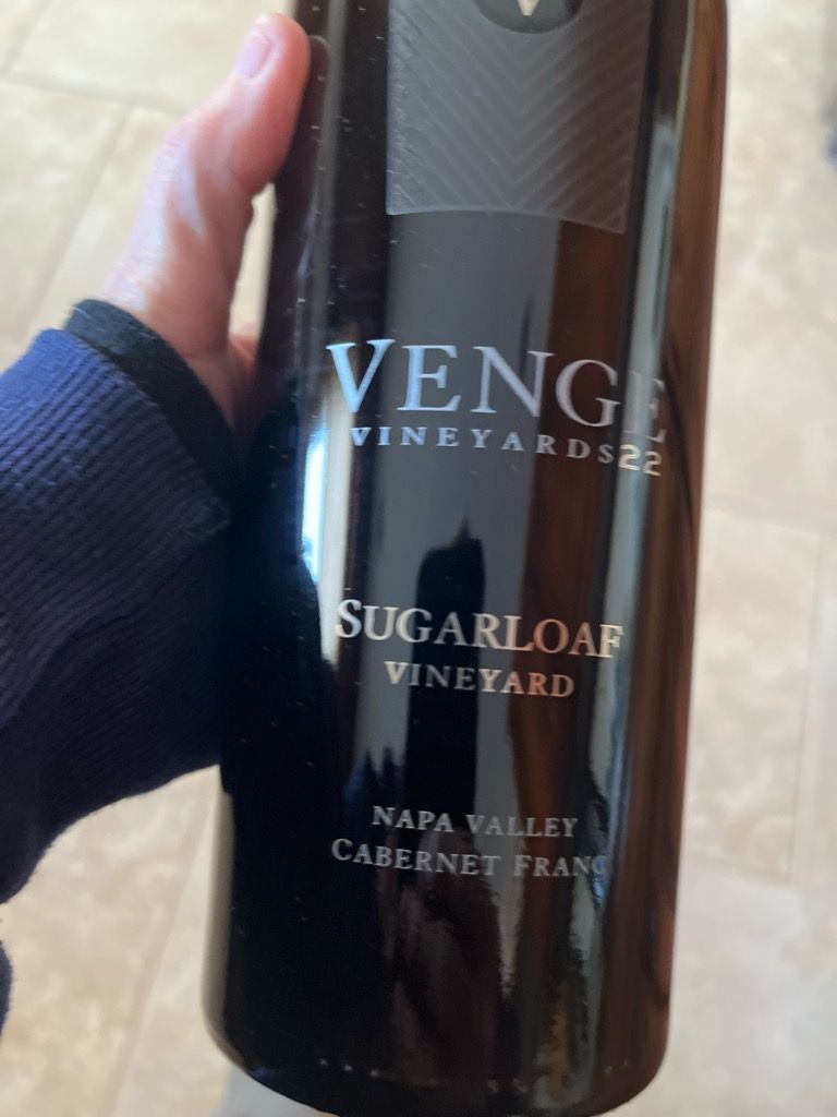 2022 Venge Vineyards Cabernet Franc Sugarloaf Vineyard, USA, California ...